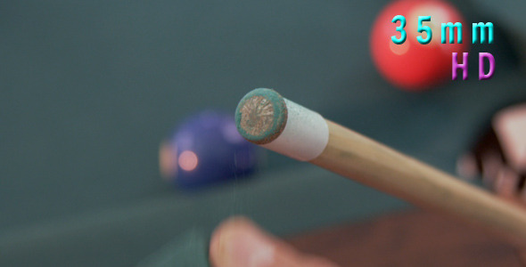 Chalking Pool Cue, Stock Footage | VideoHive