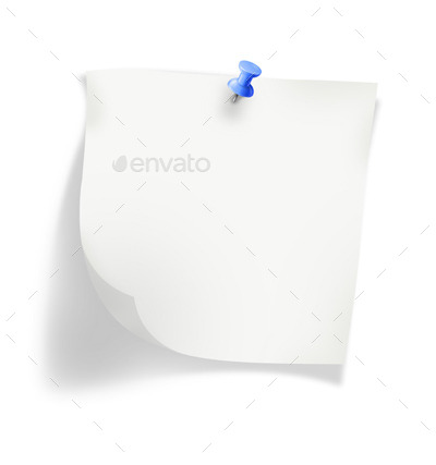 Blank Note Paper Set, Graphics | GraphicRiver