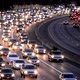 Evening Rush Hour Traffic On Busy Freeway In Los Angeles 8, Stock Footage