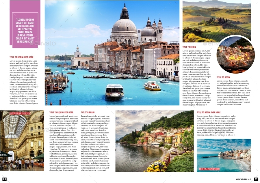 Multipurpose Magazine Template by siroolee | GraphicRiver