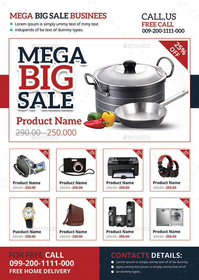 Product Promotion Flyer Bundle, Print Templates | GraphicRiver