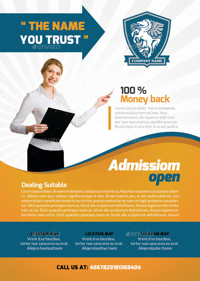 Education Flyer Template, Print Templates | GraphicRiver