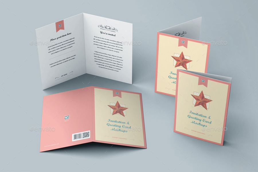 myGreeting Card Mock-up v2, Graphics | GraphicRiver