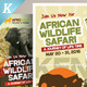 Wildlife Safari Flyer Templates, Print Templates | GraphicRiver