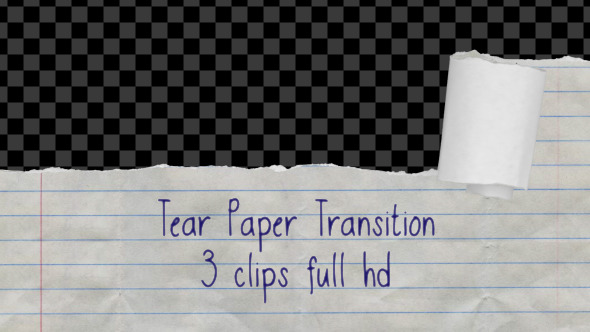 Tear Paper Transition, Motion Graphics | VideoHive