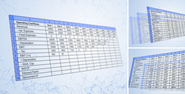 Spreadsheet Animation, Motion Graphics | VideoHive