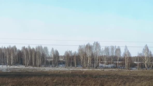 Siberian Spring Landscape, Stock Footage | VideoHive