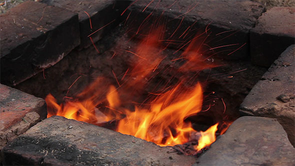 Cracking Fire, Stock Footage | VideoHive