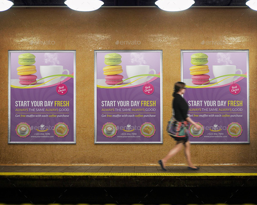 Cafe Restaurant Poster Template Vol.2, Print Templates | GraphicRiver