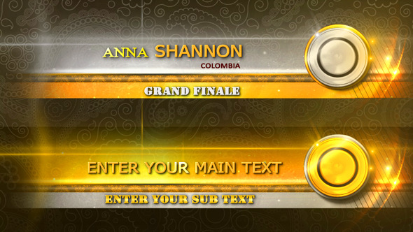 Gold Layer Lower Third, Motion Graphics | VideoHive