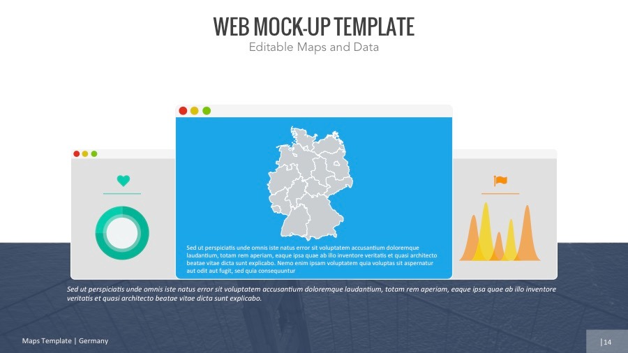 Germany Map - Editable Map Presentation, Presentation Templates ...