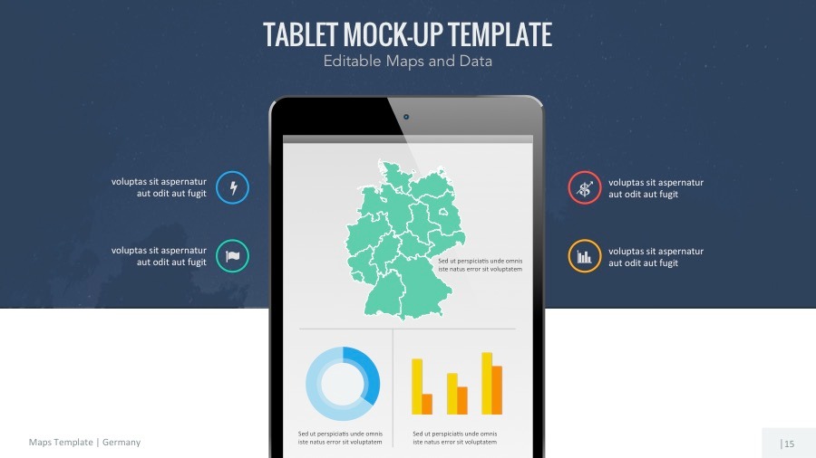 Germany Map - Editable Map Presentation, Presentation Templates ...
