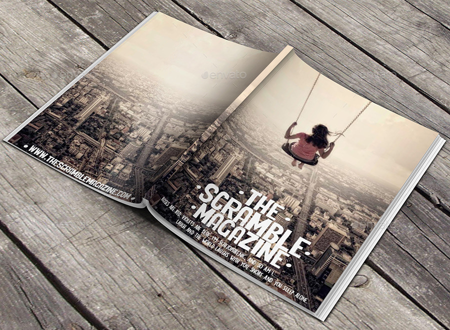 The Scramble Magazine, Print Templates | GraphicRiver