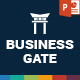 Business Gate PowerPoint Presentation Template , Presentation Templates