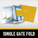 Modern Project Gate Fold Flyer, Print Templates | GraphicRiver