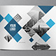 Modern Blue Squares Brochure, Print Templates | GraphicRiver