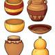 Prehistoric Containers, Vectors | GraphicRiver