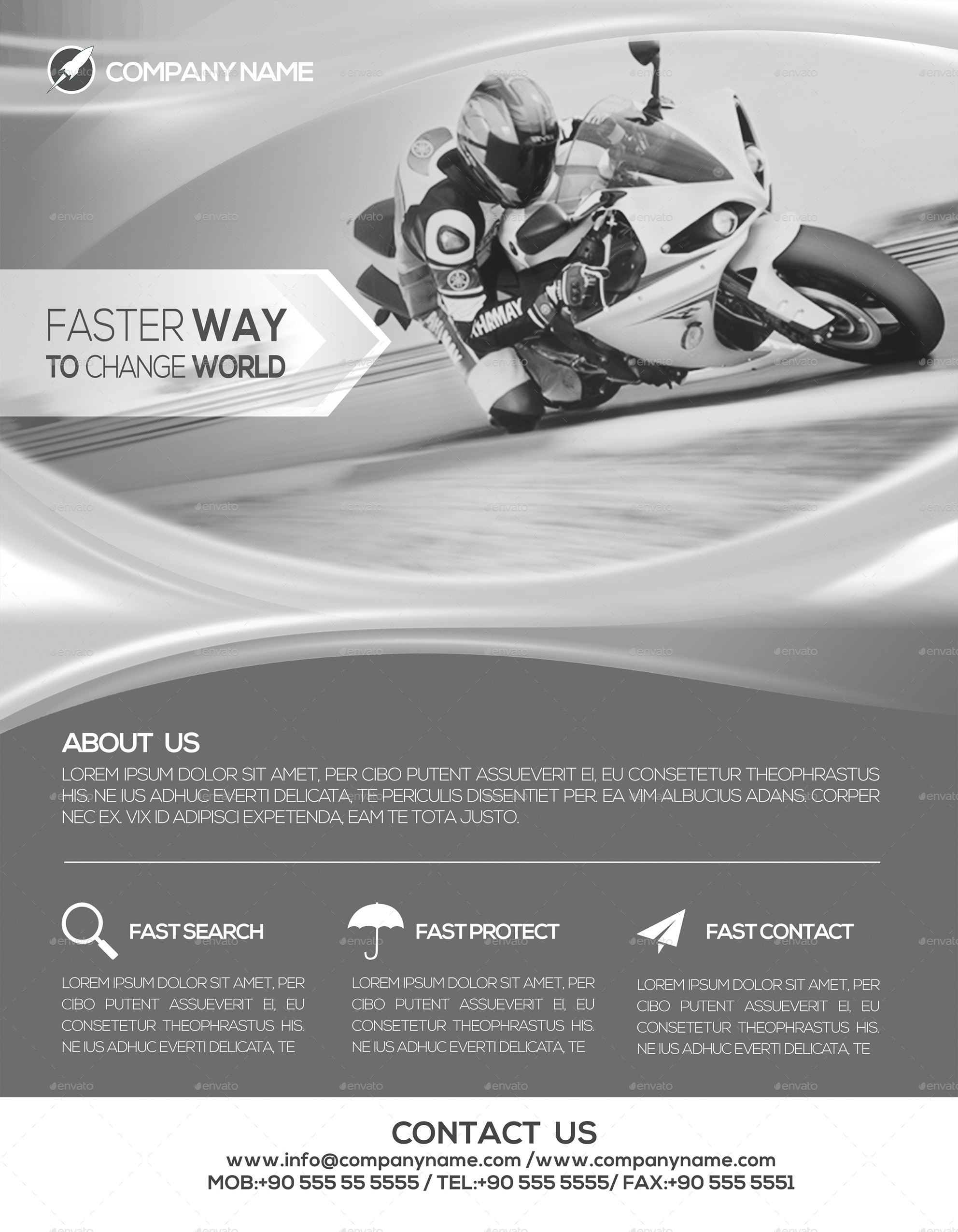 Fast Flyer, Print Templates | GraphicRiver