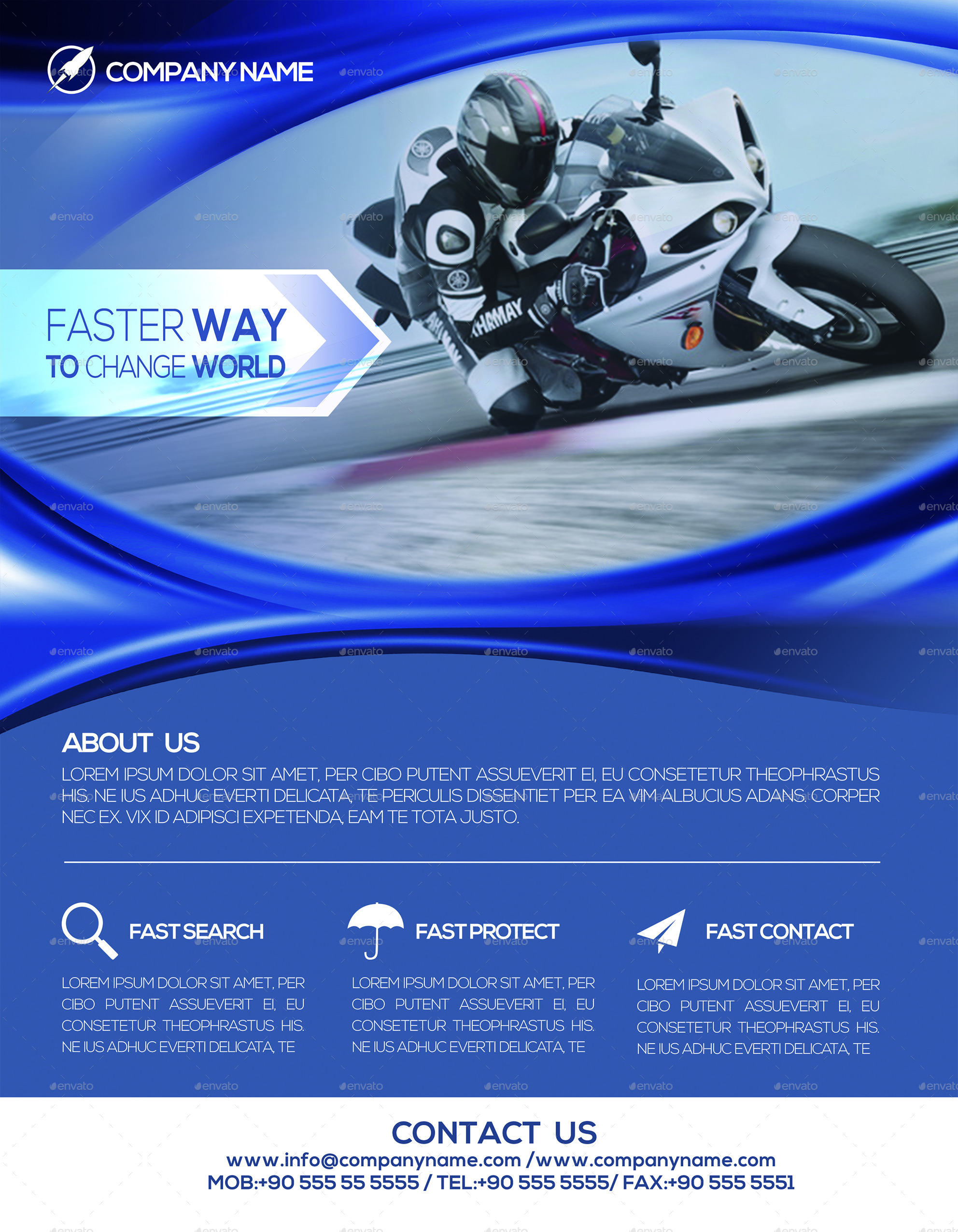 Fast Flyer, Print Templates | GraphicRiver