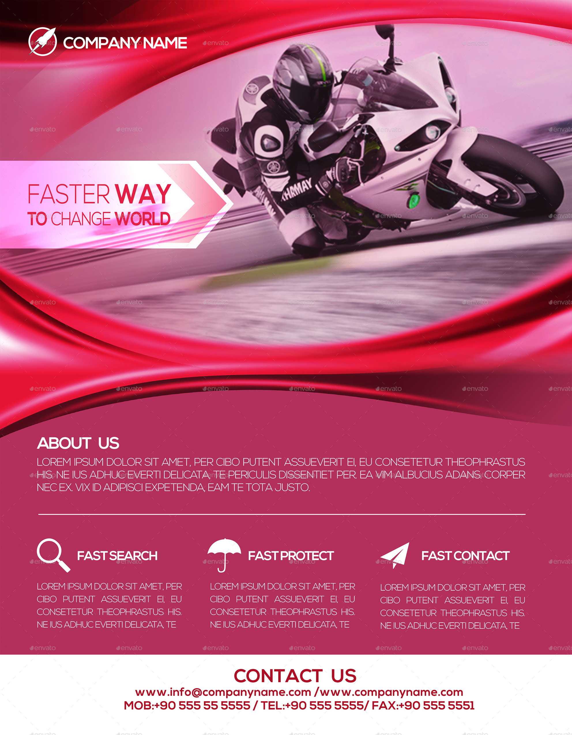 Fast Flyer, Print Templates | GraphicRiver