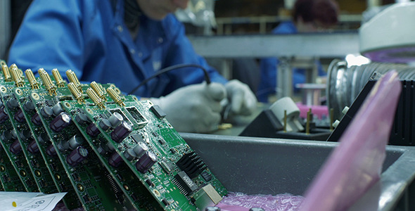 Technology Factory Background, Stock Footage | VideoHive