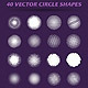 40 Vector Circle Shapes, Vectors | GraphicRiver