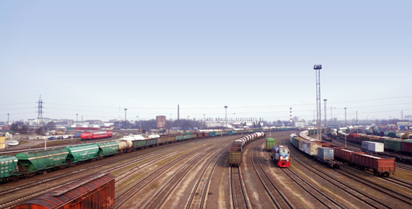 Marshalling Yard , Stock Footage | VideoHive