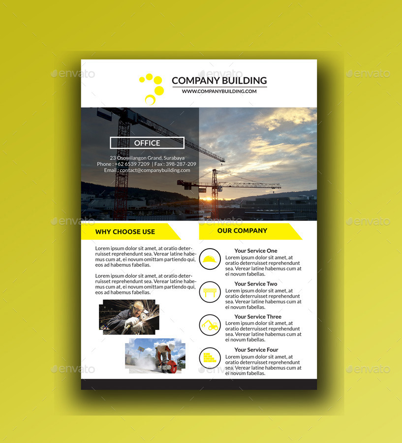 Flyer Building Construction, Print Templates | GraphicRiver