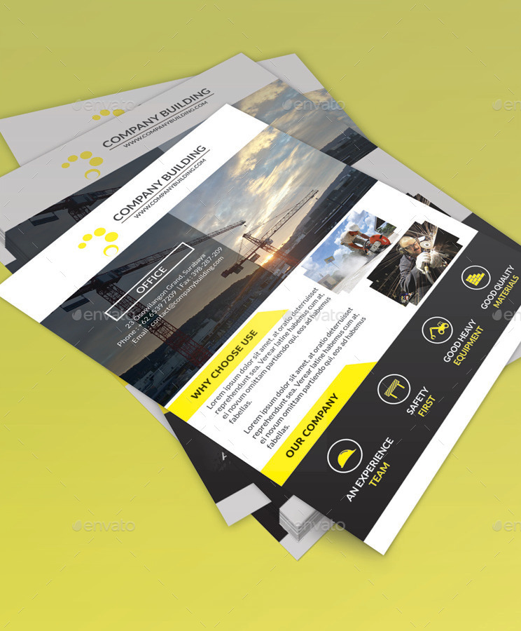 Flyer Building Construction, Print Templates | GraphicRiver