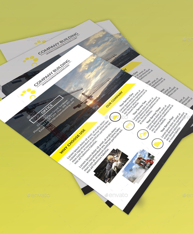 Flyer Building Construction, Print Templates | GraphicRiver
