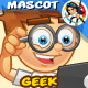 Geek Boy Mascot, Vectors | GraphicRiver