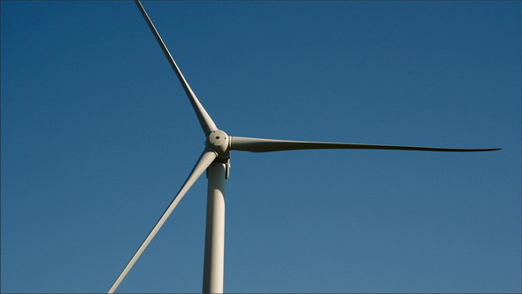 Three Huge Propellers of the Windmill, Stock Footage | VideoHive