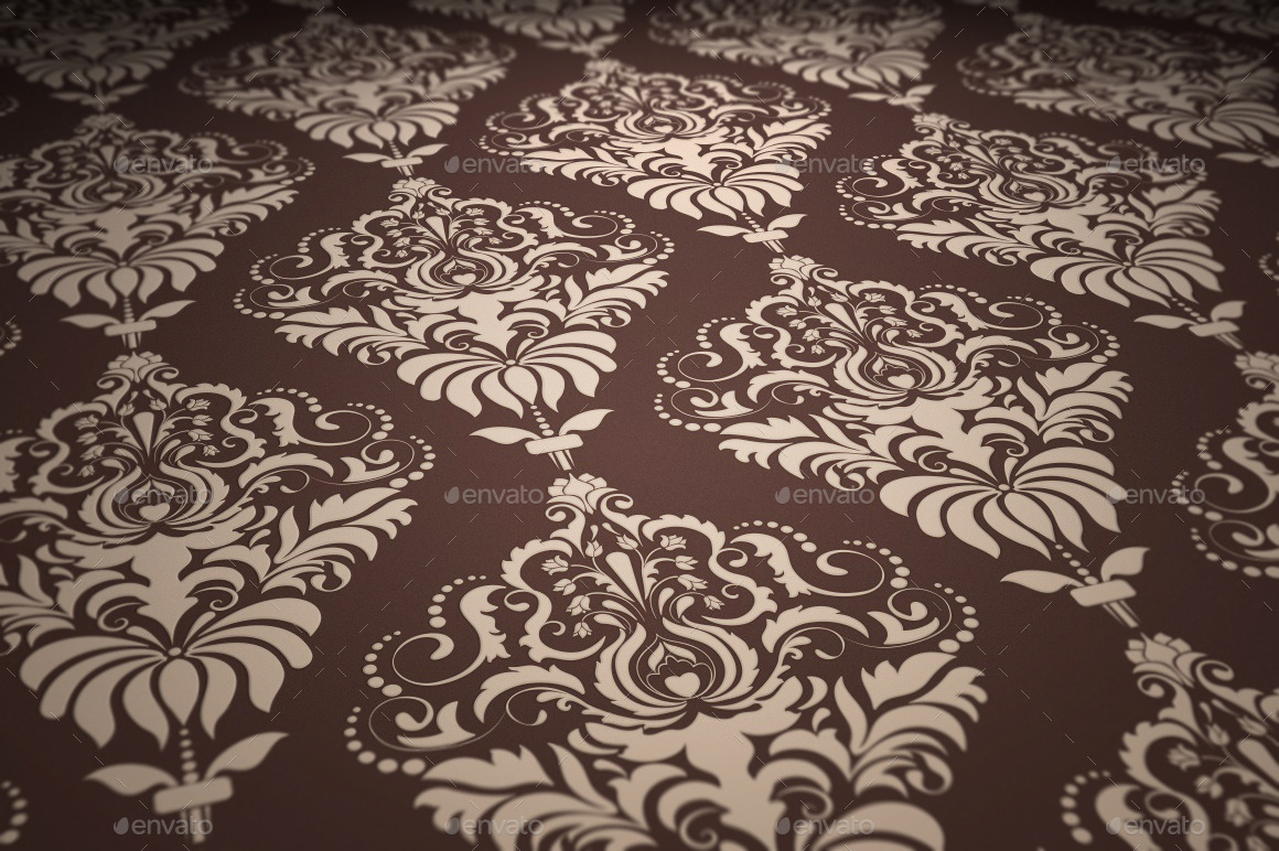 Seamless Damask Patterns Set, Vectors | GraphicRiver