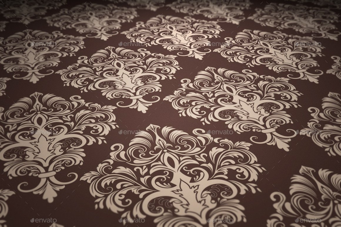 Seamless Damask Patterns Set, Vectors | GraphicRiver