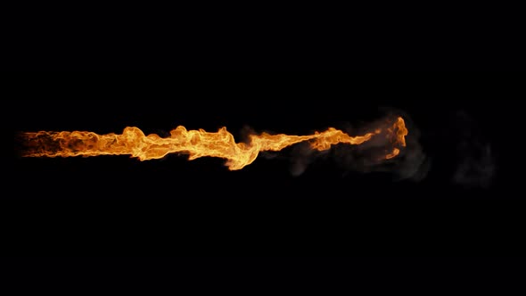 Flamethrower Top View, Motion Graphics | VideoHive