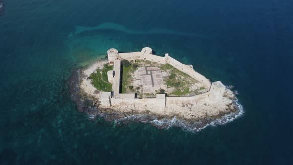 Medieval Roman Empire Maiden's Castle Island, Stock Footage | VideoHive
