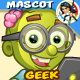 Zombie Geek Mascot, Vectors | GraphicRiver