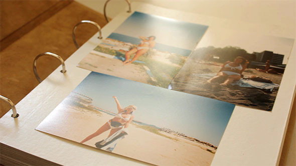 Opening Photo Album, Stock Footage | VideoHive