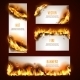 Fire Banners Set, Vectors | GraphicRiver
