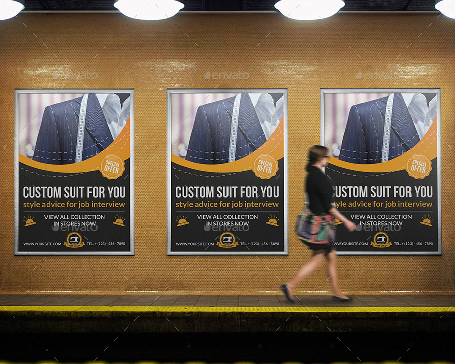 Tailor Fashion Poster Template, Print Templates | GraphicRiver