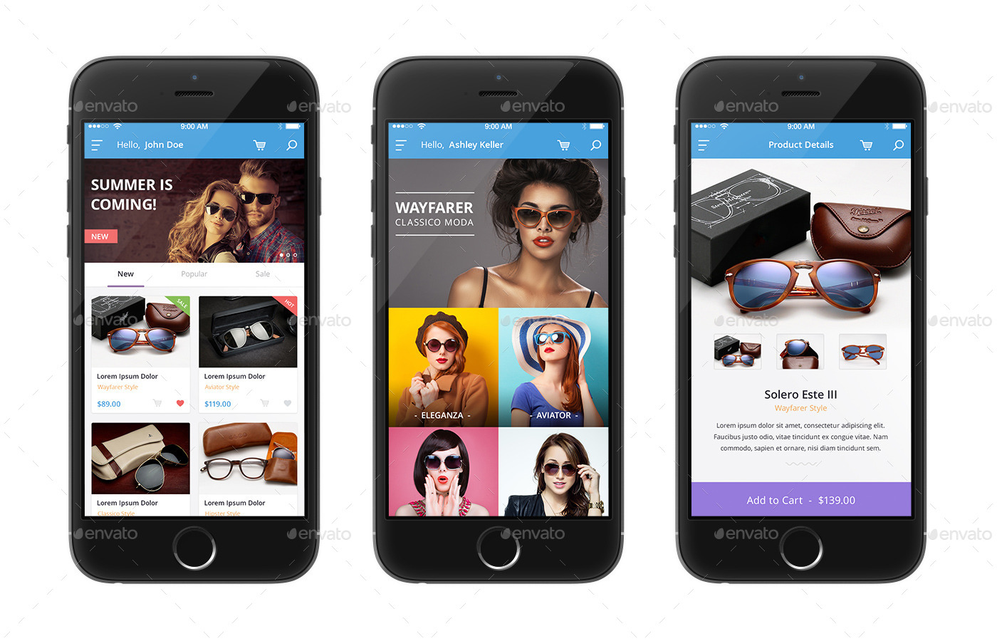 Shopper - Mobile UI Kit, Web Elements | GraphicRiver