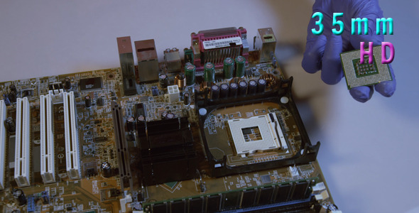 Installing Cpu On Motherboard, Stock Footage | VideoHive