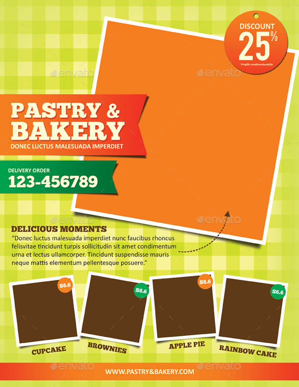 Bakery Flyer Template, Print Templates | GraphicRiver