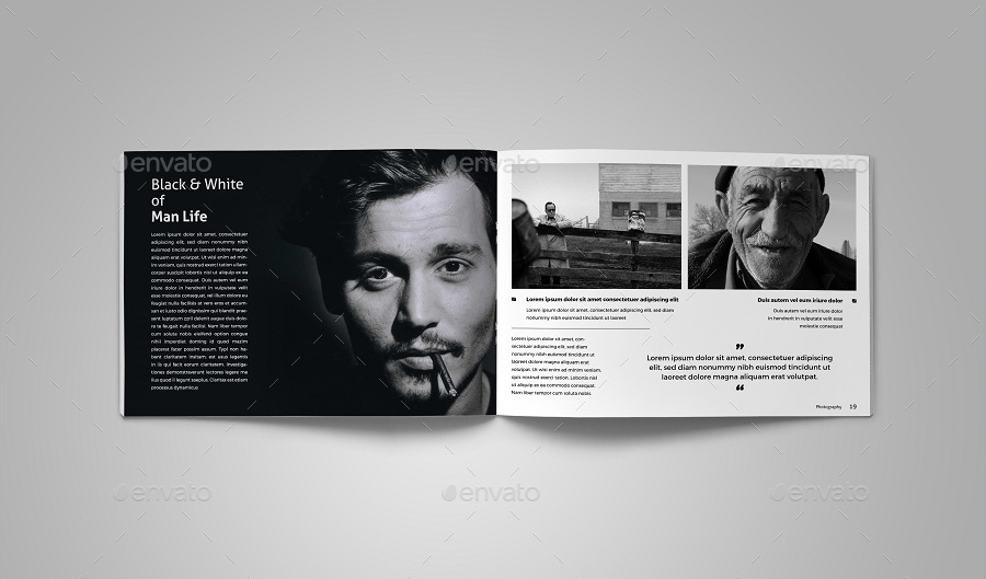 Photography Portfolio/Photo Album (Landscape) vol.2, Print Templates