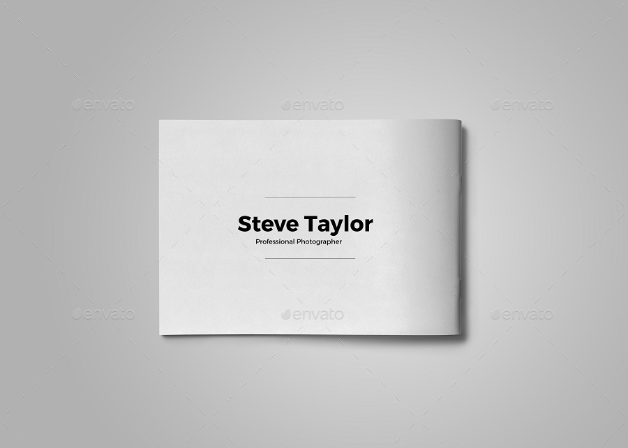 Photography Portfolio/Photo Album (Landscape) vol.2, Print Templates