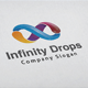 Infinity Drops Logo, Logo Templates | GraphicRiver