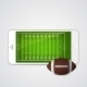 Smartphone with Football and Field , Vectors | GraphicRiver