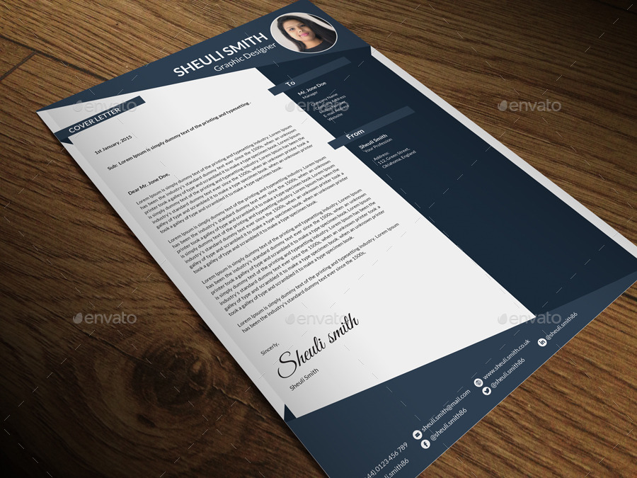 CV/Resume & Cover Letter, Print Templates | GraphicRiver