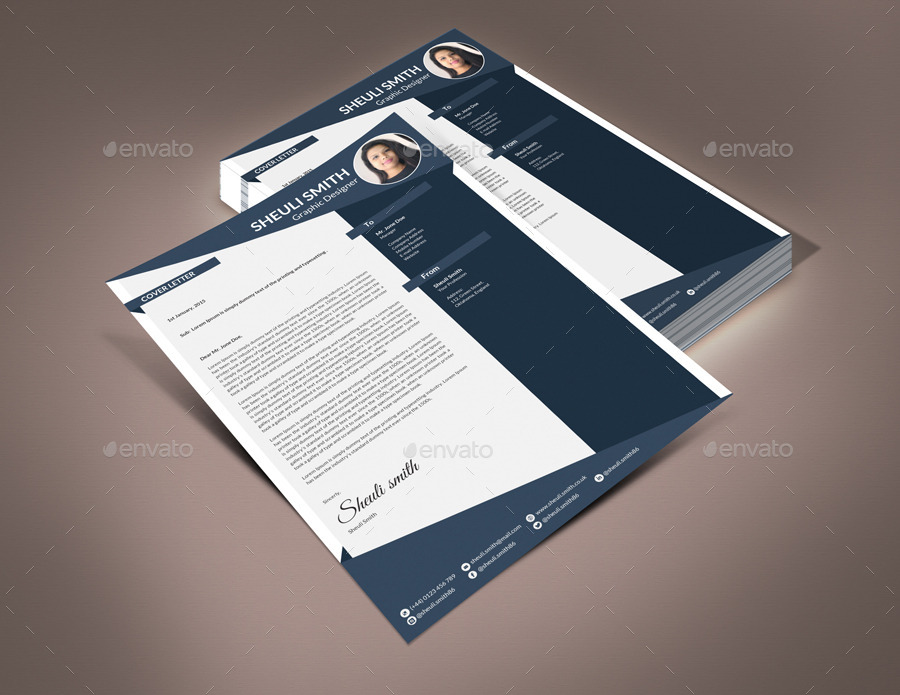 CV/Resume & Cover Letter, Print Templates | GraphicRiver
