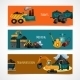 Mining Banners Set, Vectors | GraphicRiver